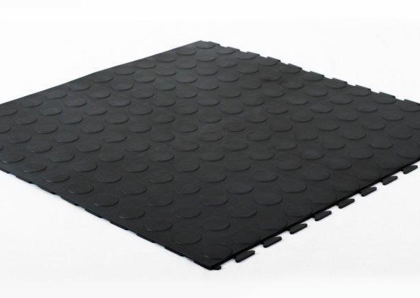 Black hidden Interlocking tiles - PVC Floor Tile Online